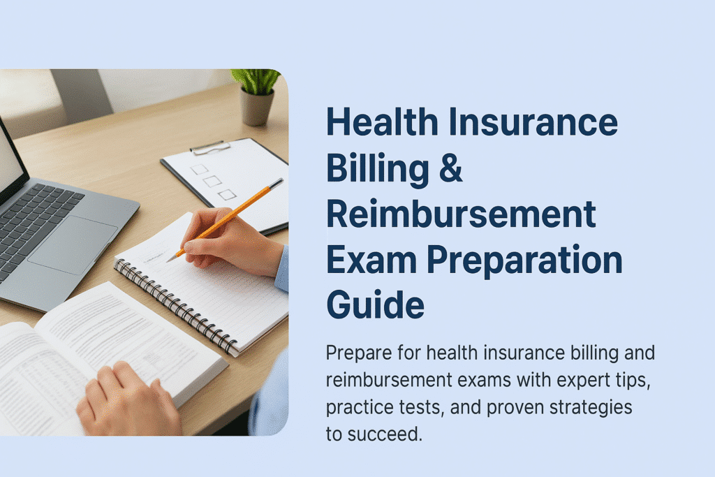 Health Insurance Billing & Reimbursement Exam Prep Guide - Online Exam ...